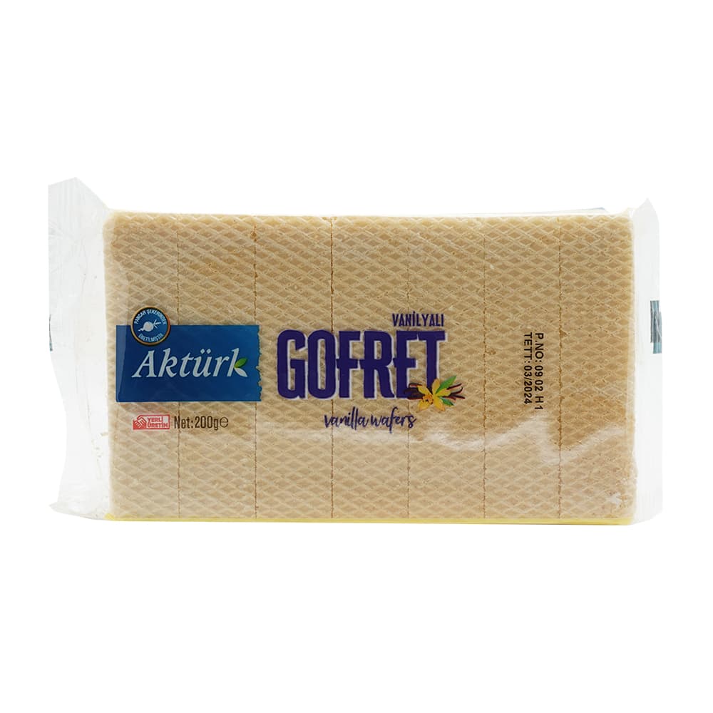 Aktürk Vanilyalı Gofret 200 gr - Satın Al - Peynirci Baba